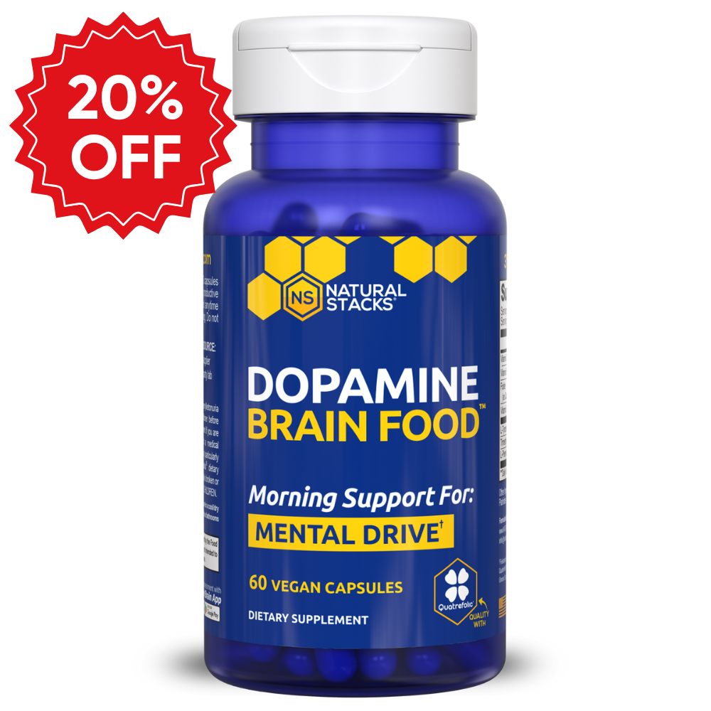 Dopamine Supplement - For Improved Motor Function and Mood - 60 ct.