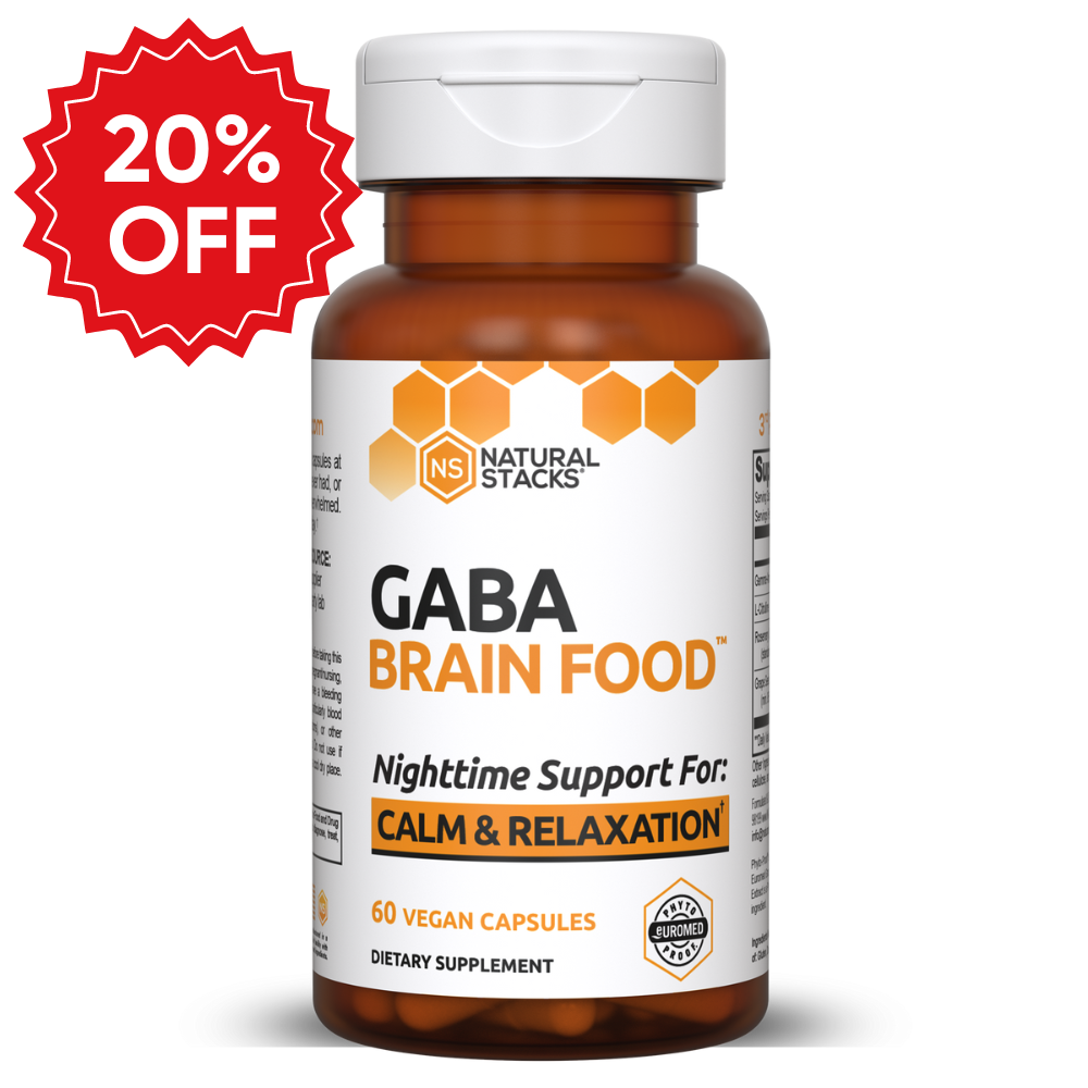 GABA Supplement - For Better Sleep and Relaxation - 60 Ct.