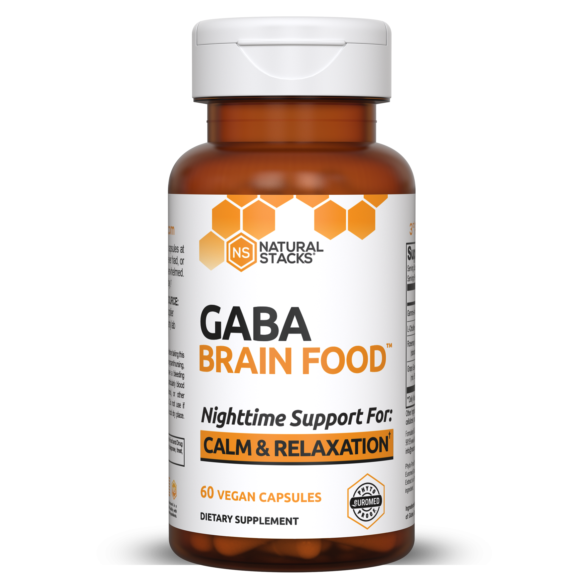 GABA Supplement - For Better Sleep and Relaxation - 60 Ct.
